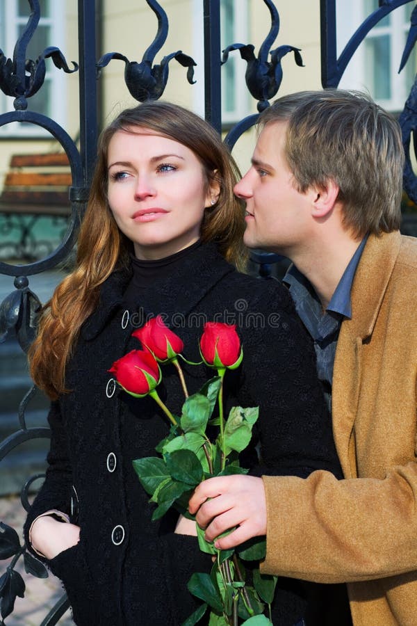 Flirting. stock image. Image of happiness, flirt, cute - 15046443