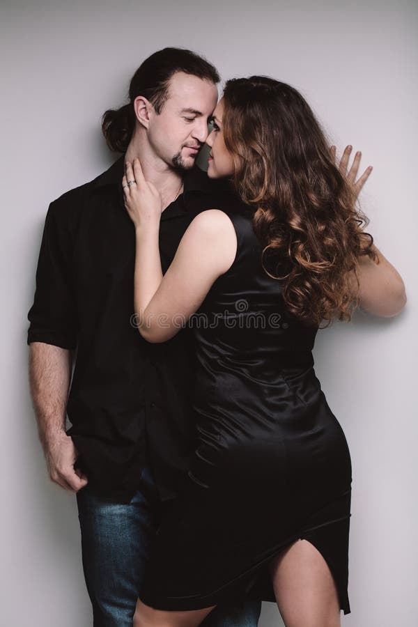 Flirting couple stock image. Image of clothing, dating - 28835753