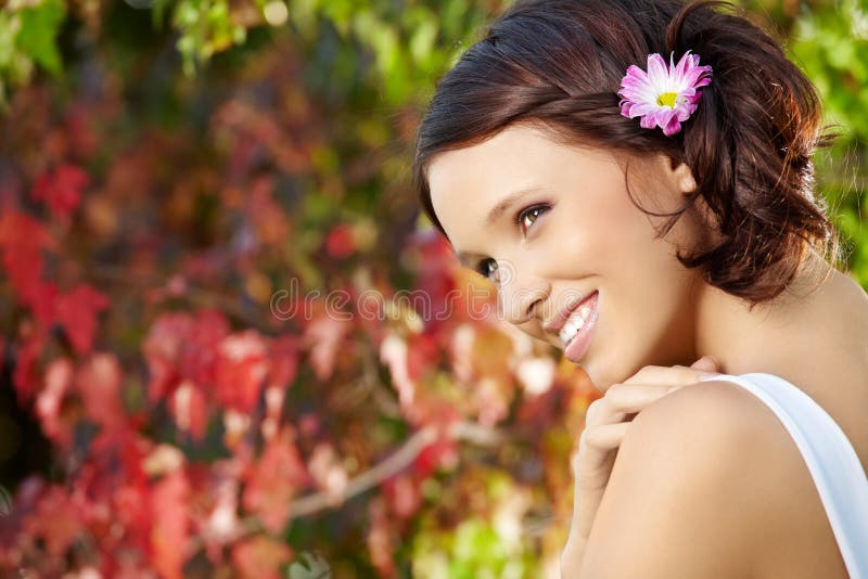 Flirting beauty stock image. Image of front, adult, female - 11178865