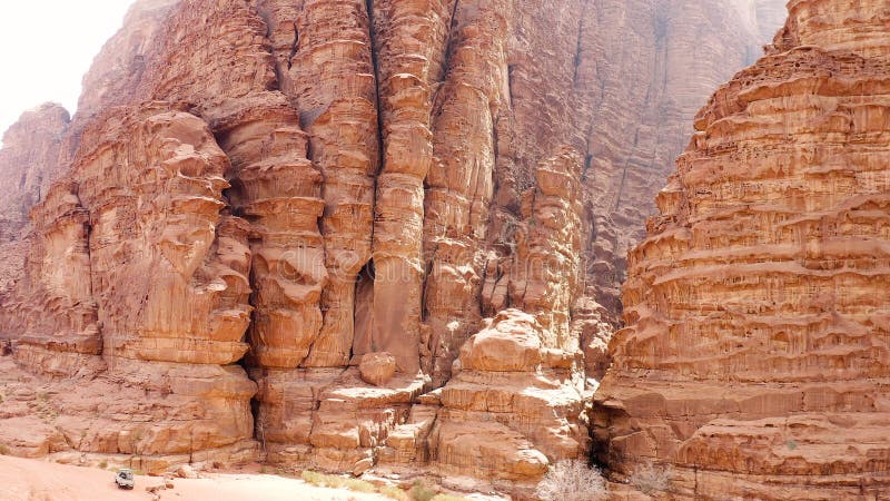 Fliying Next To the Spectacular Khazali Canyon in the Desert of Wadi ... Fliying Next To the Spectacular Khazali Canyon in the Desert of Wadi ...