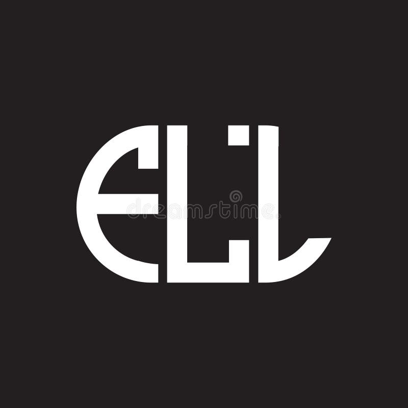 FLL Letter Logo Design on Black Background. FLL Creative Initials ...