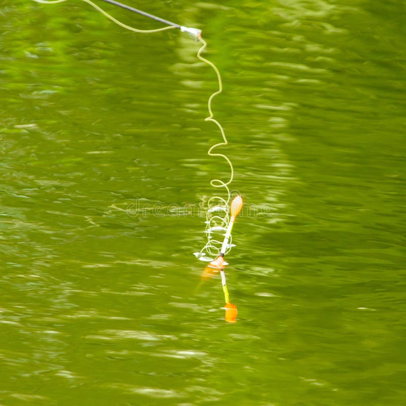 Float for Catching Fish on the Surface of Water Stock Image - Image of ...