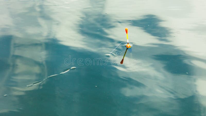 Float for Catching Fish on the Surface of Water Stock Photo - Image of ...