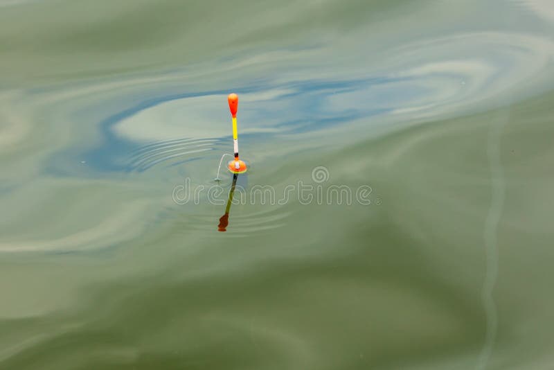 Float for Catching Fish on the Surface of Water Stock Photo - Image of ...