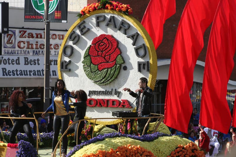 Float with Dancers editorial photo. Image of california - 28425476