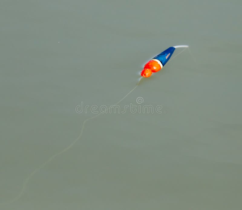 Float for Fishing on the Surface of the Water Stock Photo - Image of ...