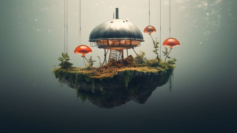 Float landscape stock illustration. Illustration of transport - 299742336