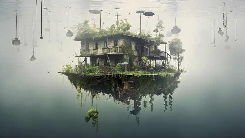 Float landscape stock illustration. Illustration of reference - 299740795