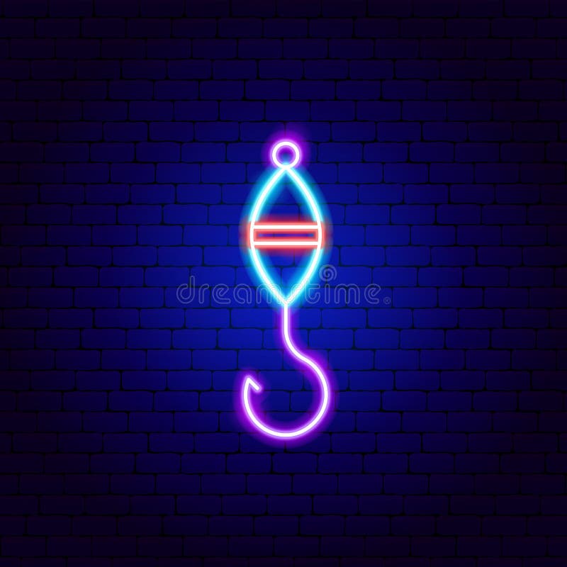 Float with Look Neon Sign stock vector. Illustration of needle - 250972255