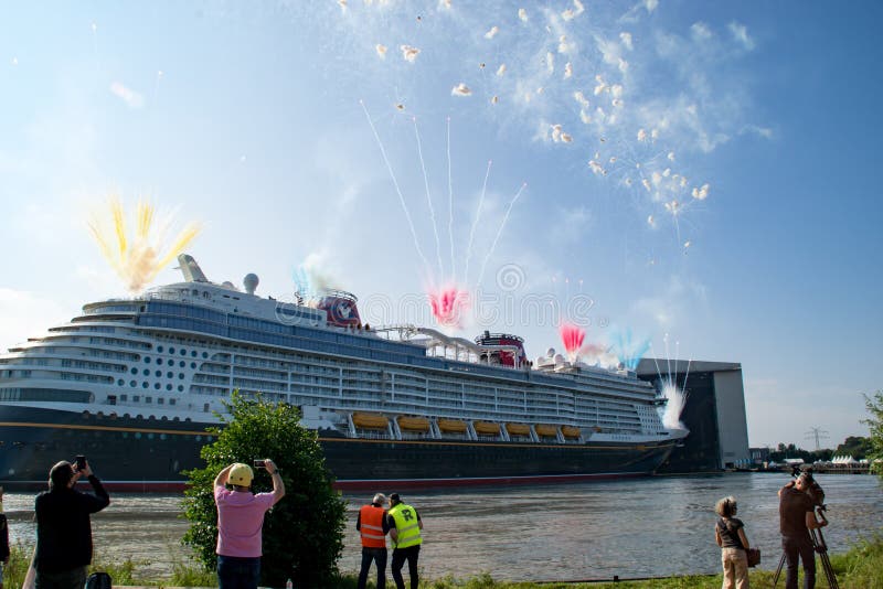 Float out Disney Destiny editorial stock photo. Image of papenburg ...