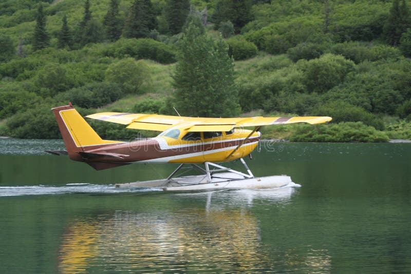Float Plane, Aircraft, Airplane Isolated On White Stock Image - Image ...