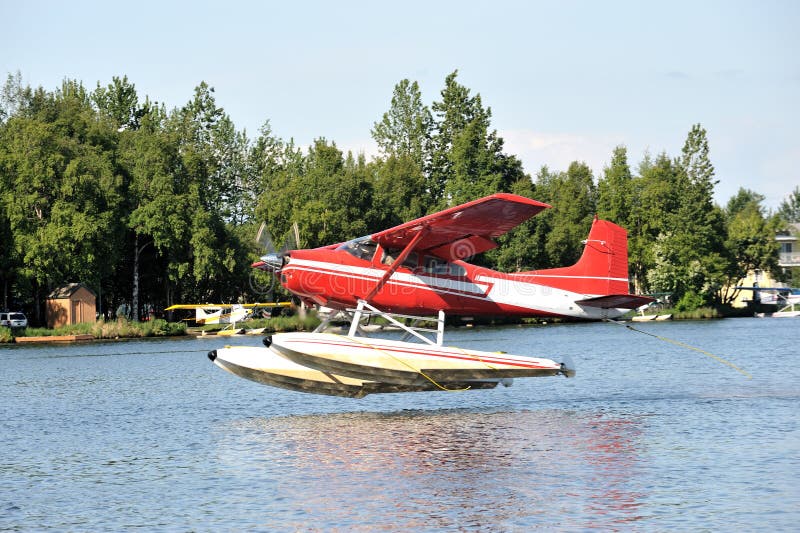 Float Plane stock photo. Image of sand, spray, people - 6328924