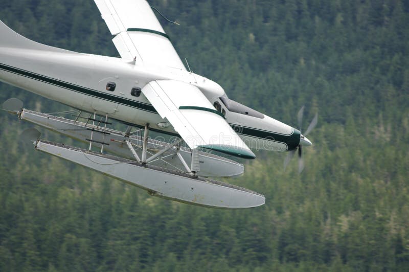 Float plane in the air stock photo. Image of airborne - 11194738