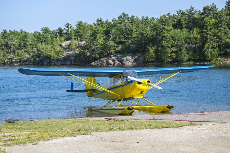 Float Plane stock photo. Image of personal, float, trees - 43374880