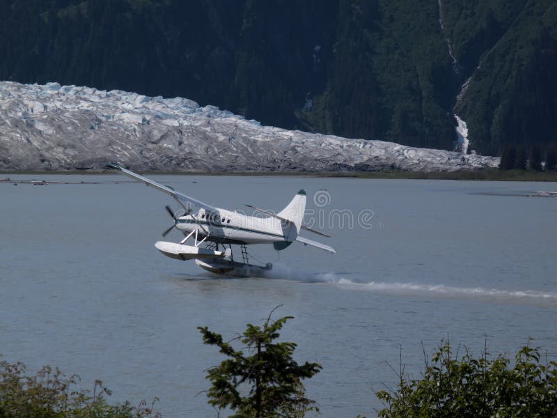 Float plane landing stock photo. Image of plane, flight - 15160148