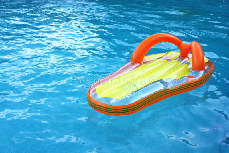 Float in pool stock photo. Image of orange, swimming - 14382738