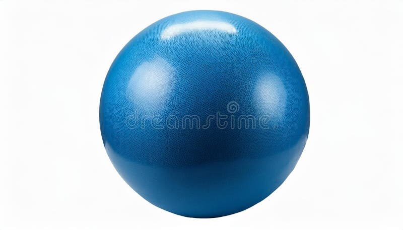 Floated Round Blue Ball Isolate on White Background PNG Stock ...