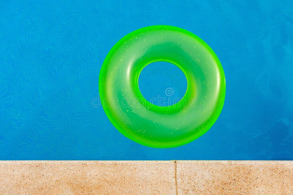 Floater on the pool stock image. Image of floater, bright - 50981081