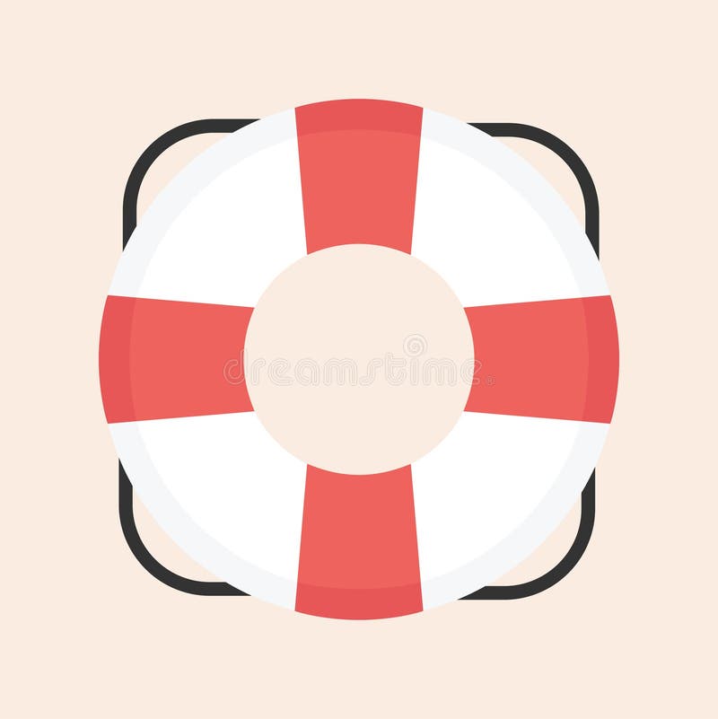 Floater vector flat icon stock vector. Illustration of orange - 364586507