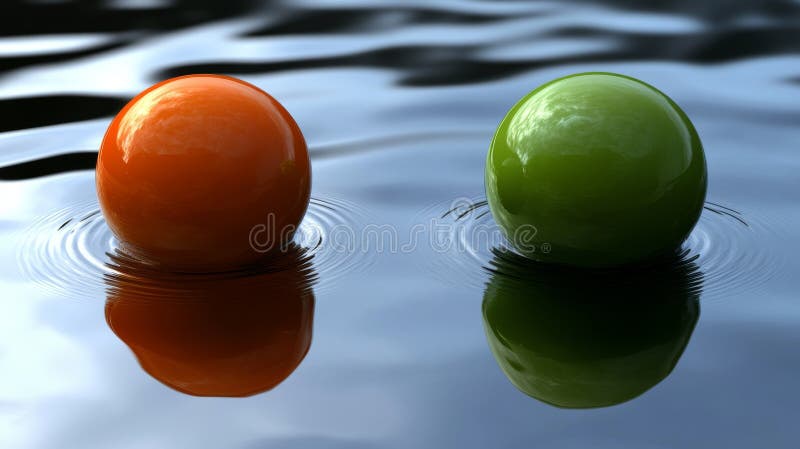 Floating Abstract Shapes with Geometric Patterns on the Water S ...