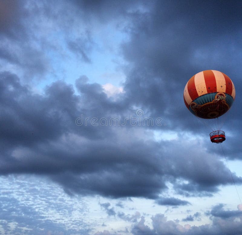 A Small Pond and Flower in Epcot Stock Image - Image of monorail ...