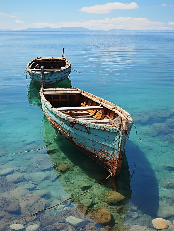 Floating boats stock illustration. Illustration of boat - 286774648