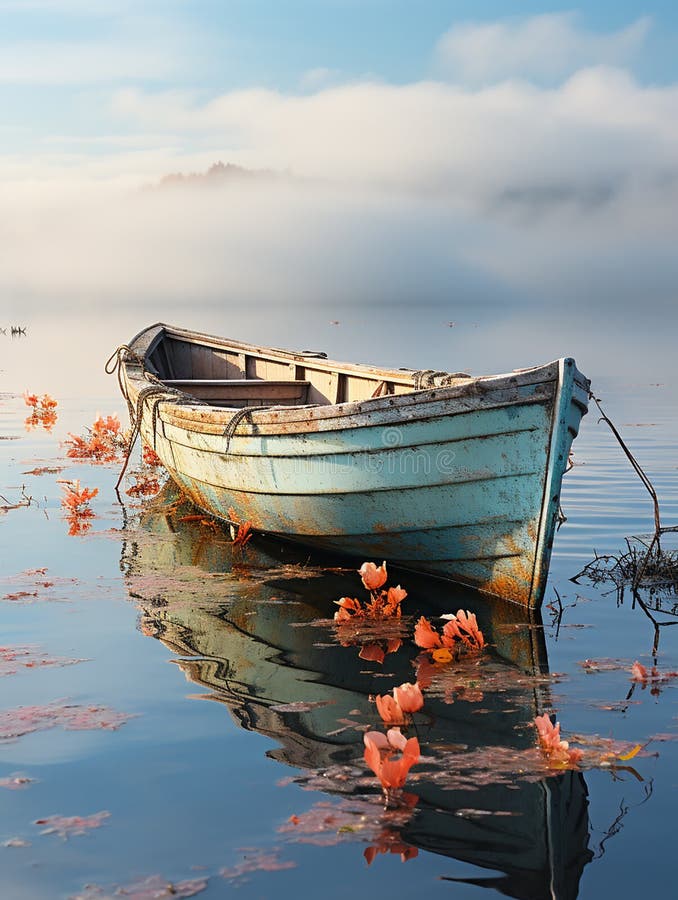 Floating boats stock illustration. Illustration of vehicle - 286774663