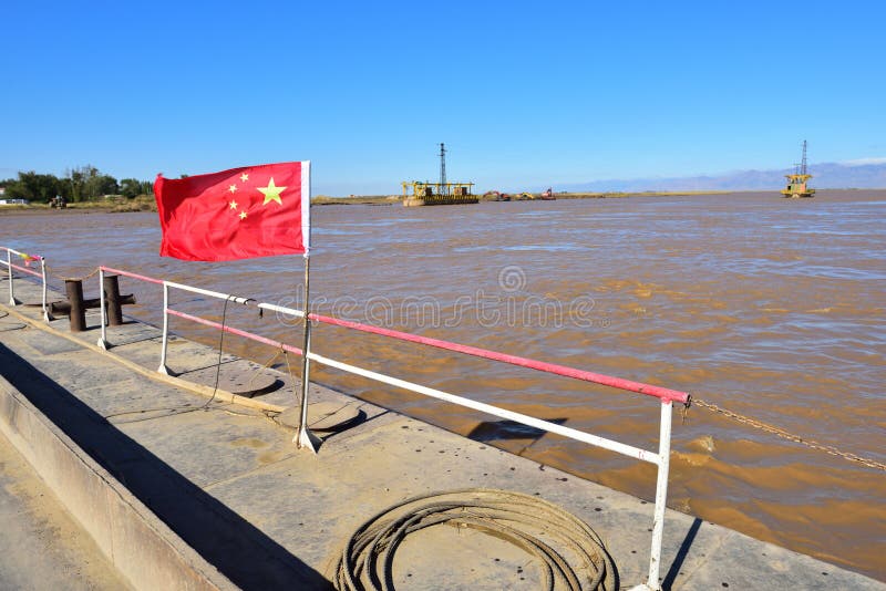 Floating bridge stock photo. Image of basin, barge, boat - 161524766