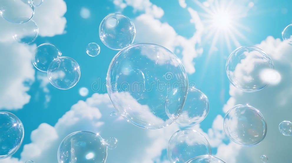 Floating Bubbles Dance Stock Illustrations – 786 Floating Bubbles Dance ...