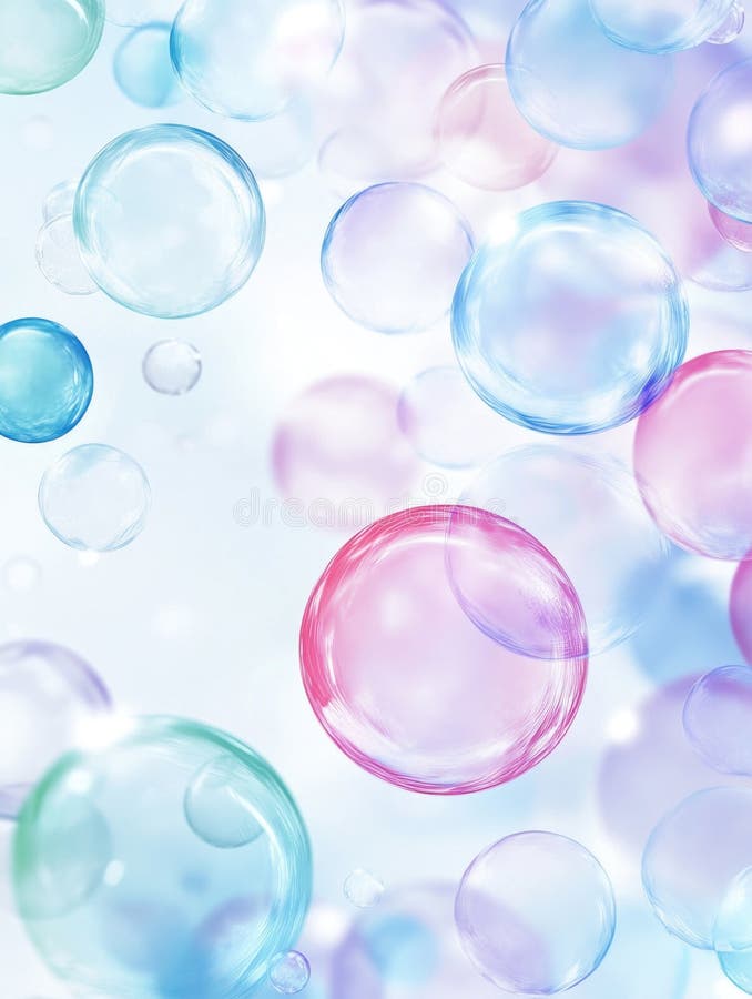 Floating Bubbles Stack stock image. Image of drifting - 377247155