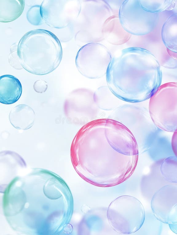 Floating Bubbles Stack stock image. Image of drifting - 377247155