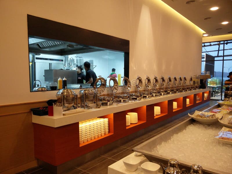 Floating buffet counter stock photo. Image of buffet - 83292136