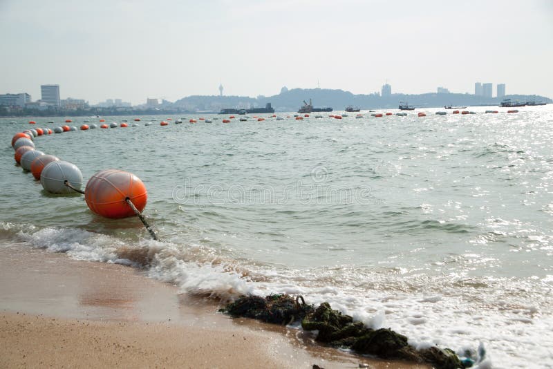 Floating buoy. stock photo. Image of float, harbour, guard - 23056858