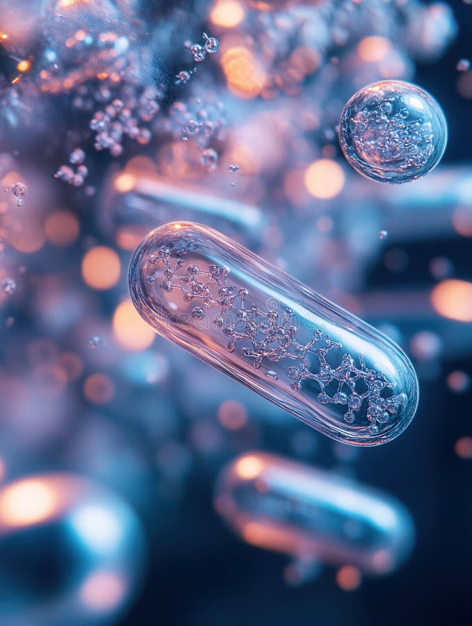 Floating Capsules Dissolve into Molecular Structures with Dreamy ...