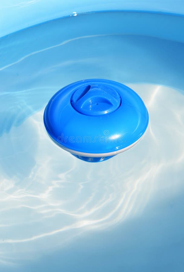 Floating chlorine diffuser stock image. Image of summer - 98105559