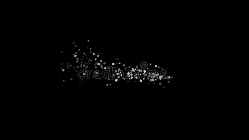 Floating Collider Particles Dust Bubbles Seamless Looping Motion Stock ...
