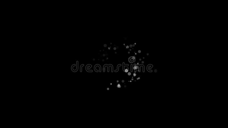 Floating Collider Particles Dust Bubbles Seamless Looping Motion Stock ...