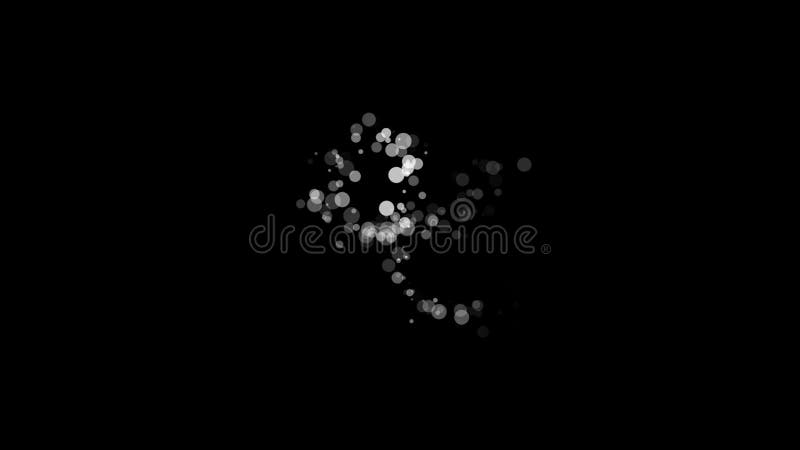 Floating Collider Particles Dust Bubbles Seamless Looping Motion Stock ...