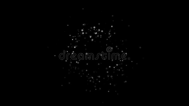 Floating Collider Particles Dust Bubbles Seamless Looping Motion Stock ...