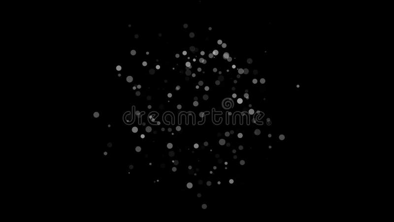 Floating Collider Particles Dust Bubbles Seamless Looping Motion Stock ...