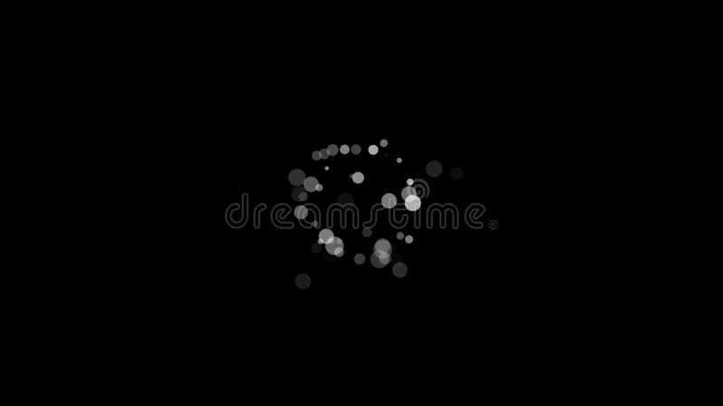Floating Collider Particles Dust Bubbles Seamless Looping Motion Stock ...
