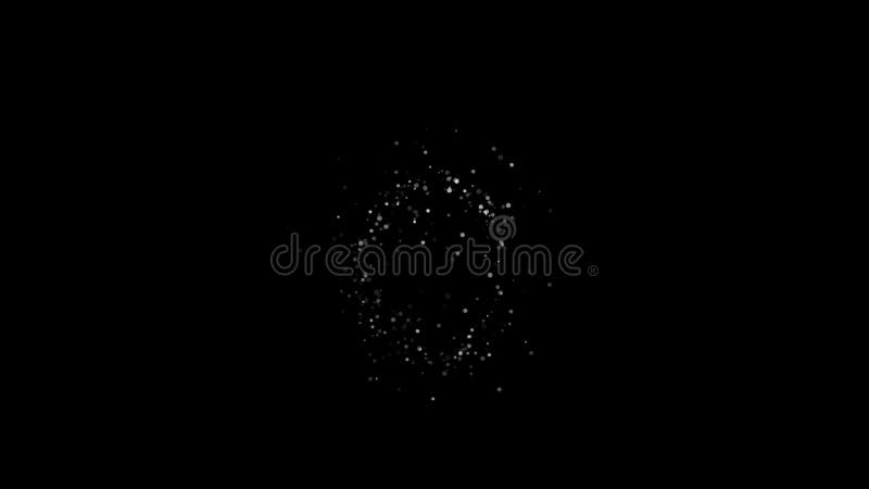 Floating Collider Particles Dust Bubbles Seamless Looping Motion Stock ...