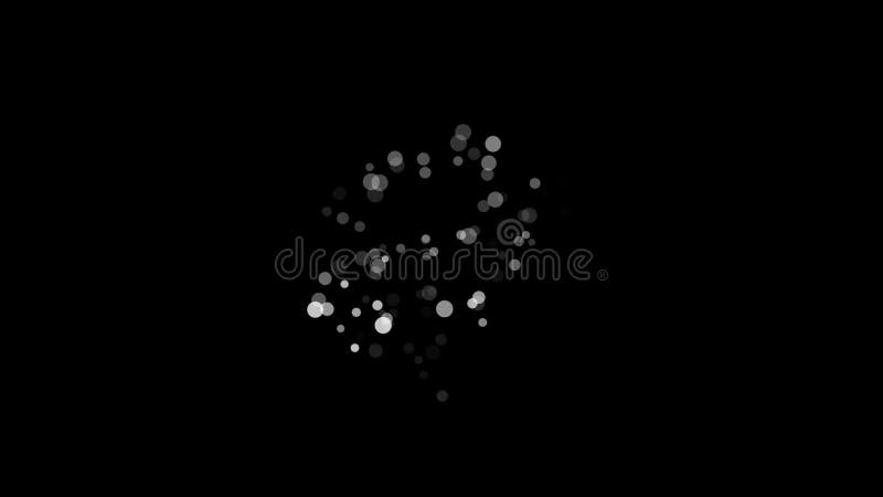 Floating Collider Particles Dust Bubbles Seamless Looping Motion Stock ...