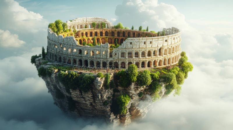 Floating Colosseum Stock Illustrations – 13 Floating Colosseum Stock ...