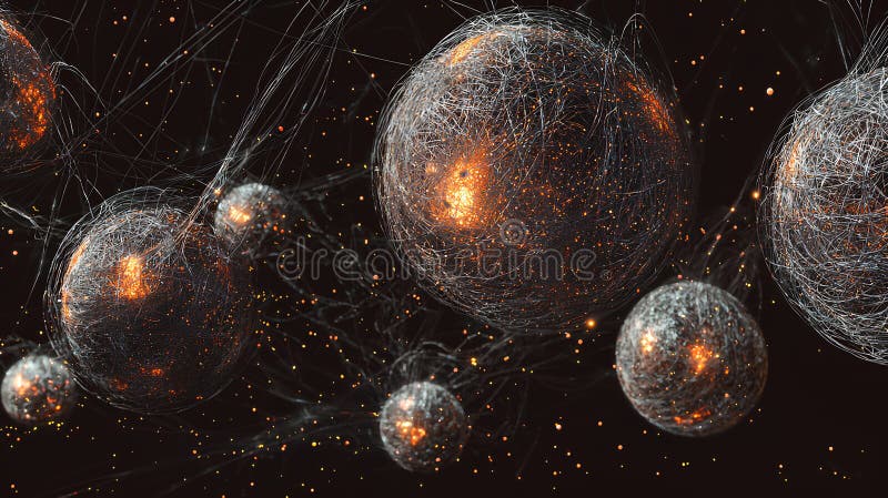 Exploration of Cosmic Spheres Representing Nebulae in a Dark, Expansive ...