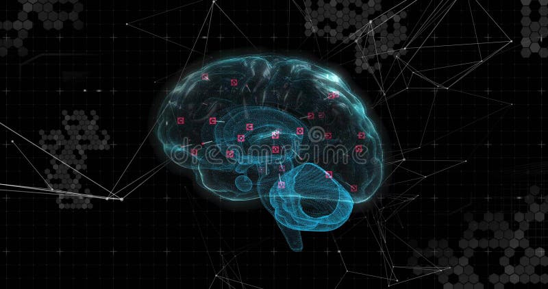 Floating Digital Brain Stock Illustrations – 2,391 Floating Digital ...