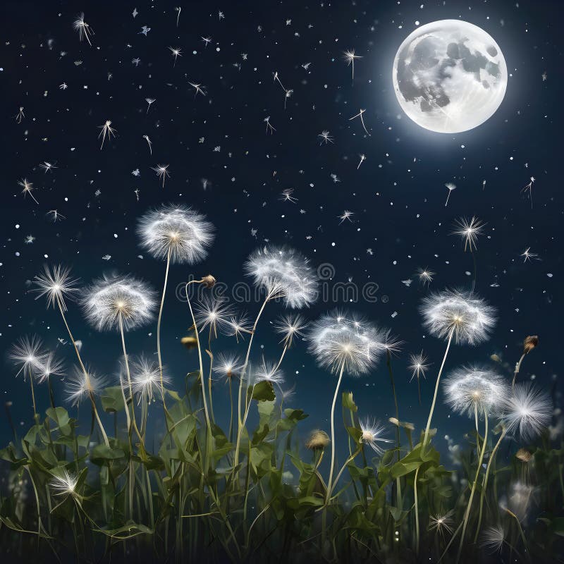 Dandelions Seedlings Stock Illustrations – 9 Dandelions Seedlings Stock ...