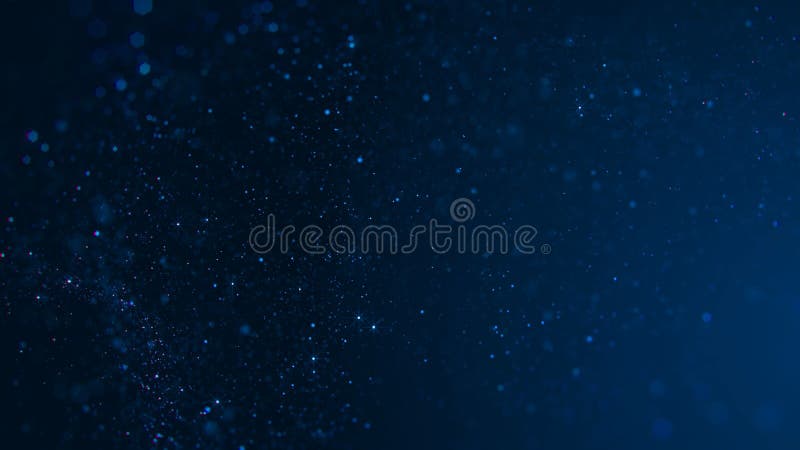 Floating Dark Blue Particles in Background, Blue Particle Background ...