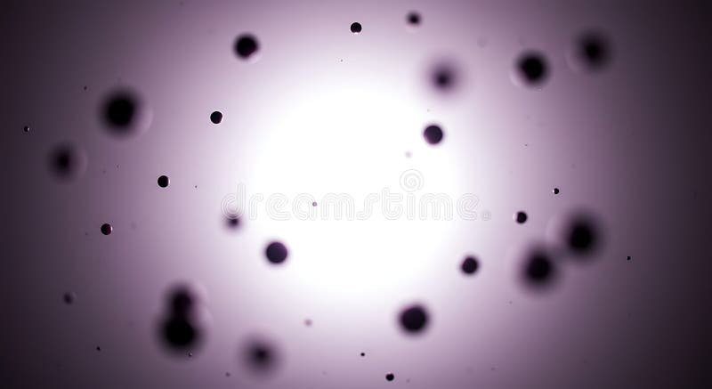 Floating Dark Spheres on Light Background Abstract Visual Stock ...