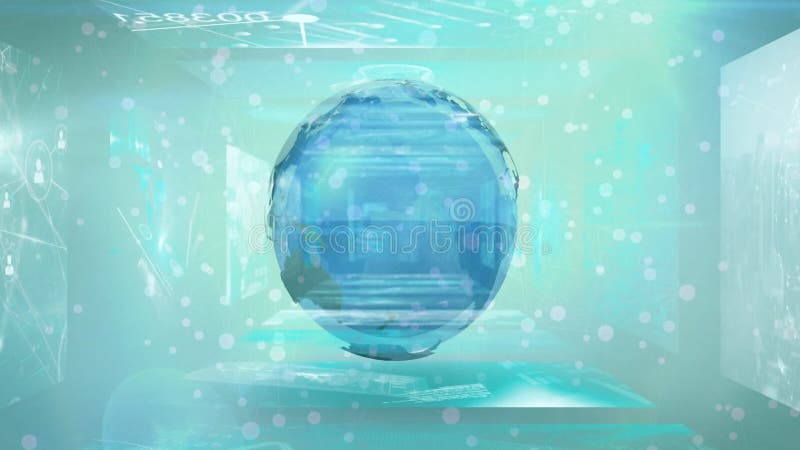 Floating Data and Abstract Technology Elements Surrounding Digital ...